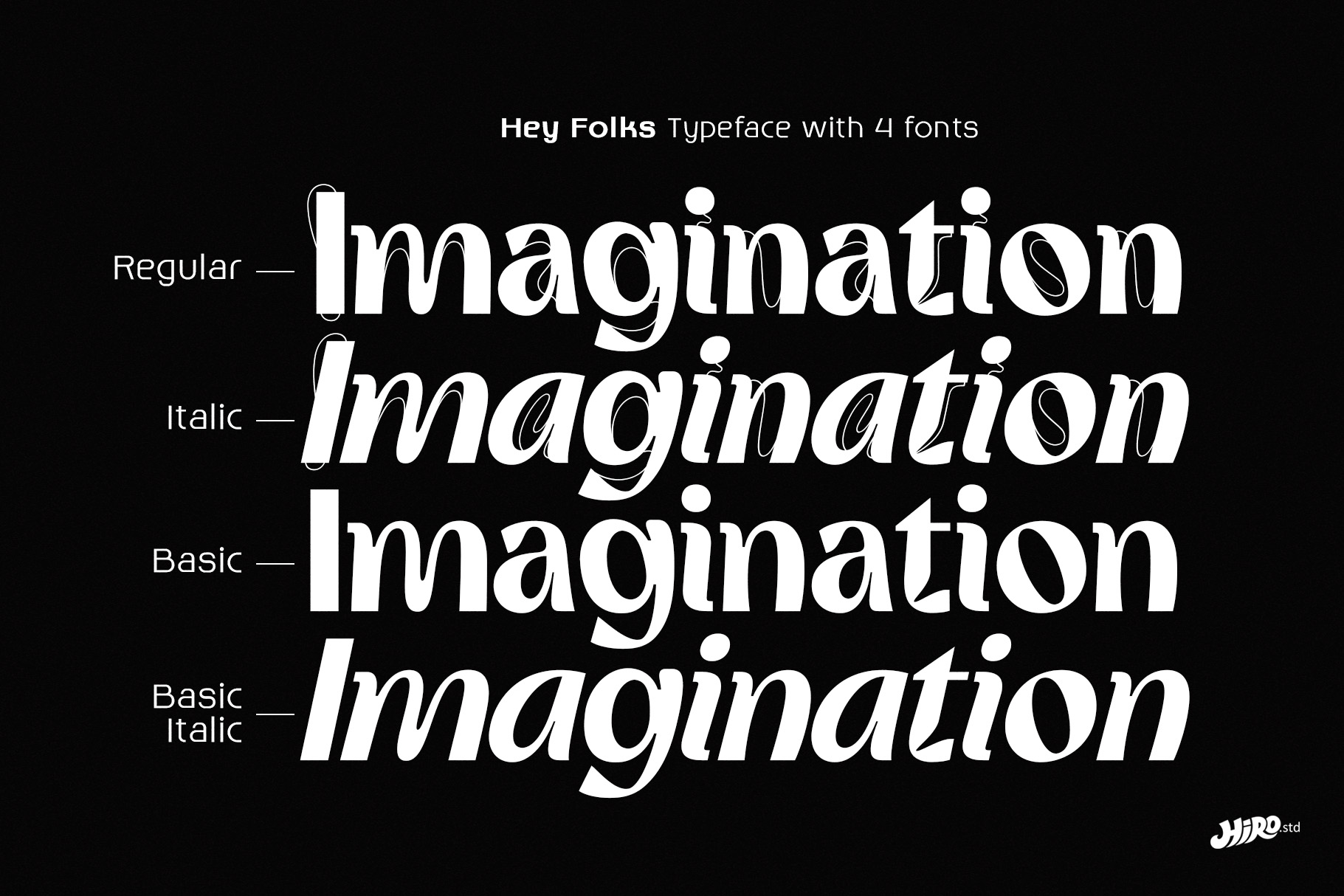 Hey Folks - Display Typeface, Fonts | GraphicRiver